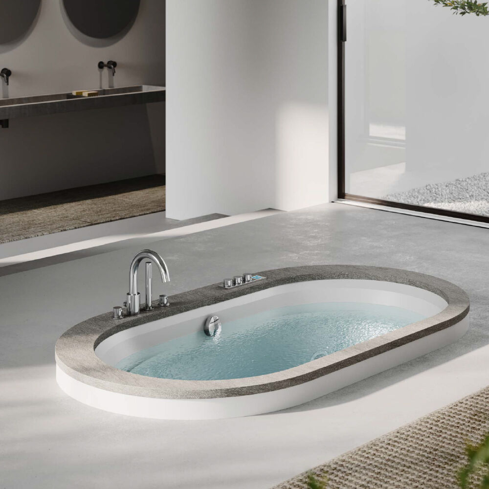 BỒN TẮM JACUZZI OPALIA STONE/WOOD